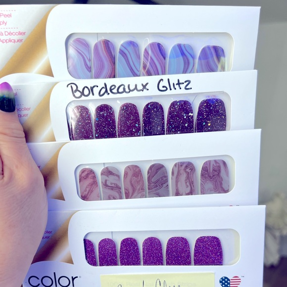 Color Street | Other | Colorstreet Purple Bundle Glitter Halloween Tie ...